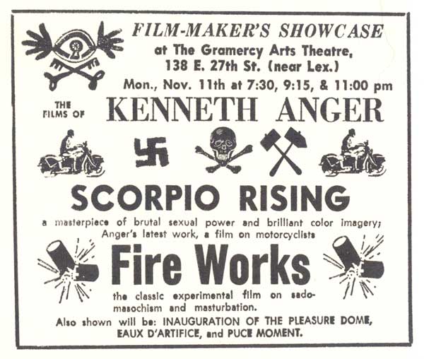 Scorpio Rising | Underground Film Journal Scorpio Rising | Underground Film Journal